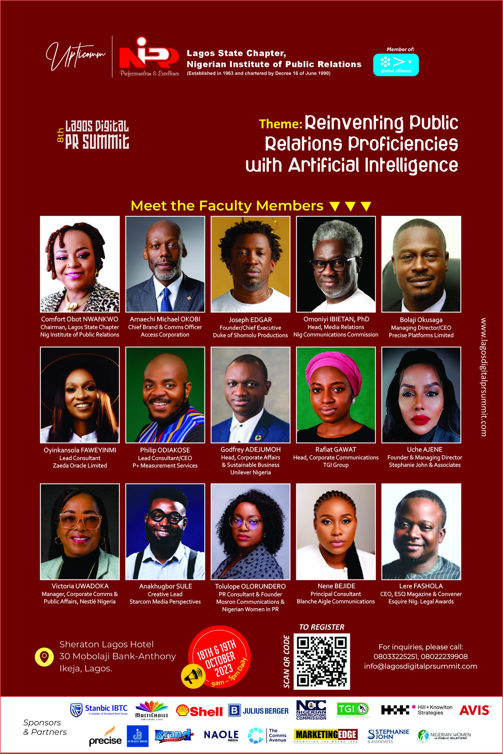 NIPR UNVEILS POWERHOUSE FACULTY FOR 8TH LAGOS DIGITAL PR SUMMIT ...
